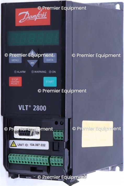 Danfoss Vlt 2800 131z9199 15kw 20 Hp Drive Premier Equipment