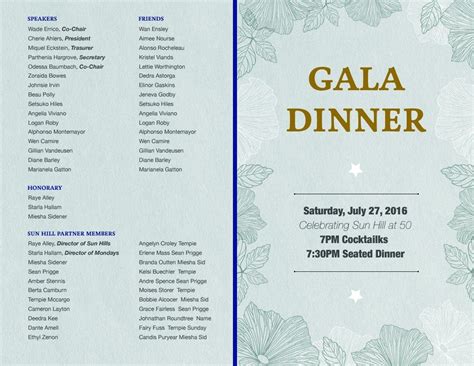 Free Event Program Templates Word Cardtemplate My Id