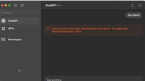 ChatGPT Is Down Users Report Unusual Activity Detected Error Amid Global Outage OpenAI