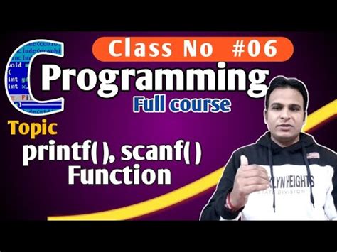C Programming Language Class No Printf And Scanf Function YouTube