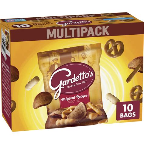 Gardettos Original Recipe Snack Ssf20 Mix Single Serve Bags Multipack