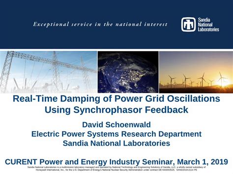 Pdf Real Time Damping Of Power Grid Oscillations Using Dokumentips