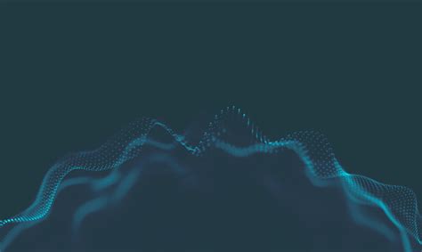 추상적 인 음악 배경 빅 데이터 파티클 흐름 시각화 과학 인포그래픽 미래 일러스트레이션 음파 사운드 시각화 3차원 형태에 대한 스톡 벡터 아트 및 기타 이미지 Istock