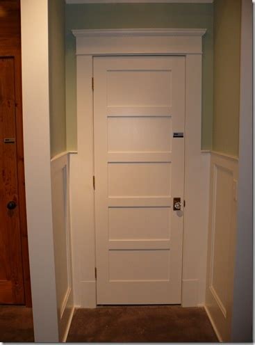 Recessed Panel Door 5 Panel Config Ideal Casement With Modest