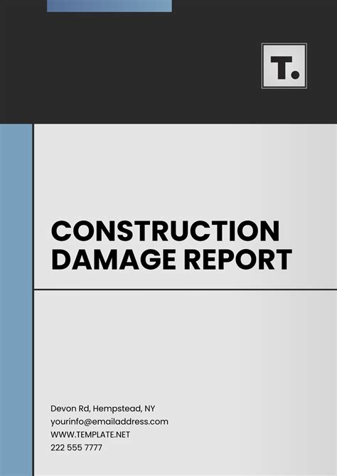 Free Damage Report Template To Edit Online