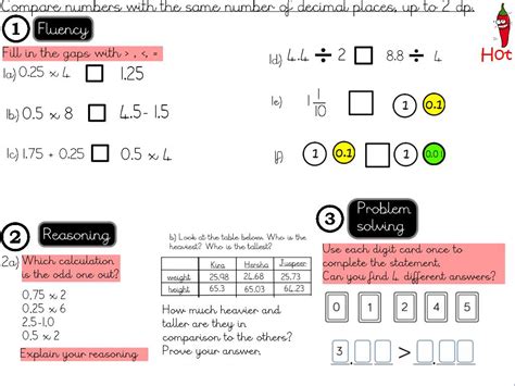 Decimals Compare Numbers With The Same Number Of Decimal Places Up To 2 Dp Teaching Resources