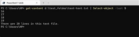 Read Text File Content Using Powershell
