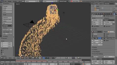 Blender Animation Tutorial Particle Systems Making Bouncing Balls