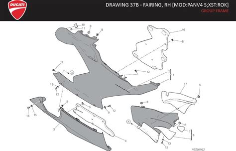 Ducati Panigale Transfer Panigale V4 S Mod Drawing 4381b111a Gp