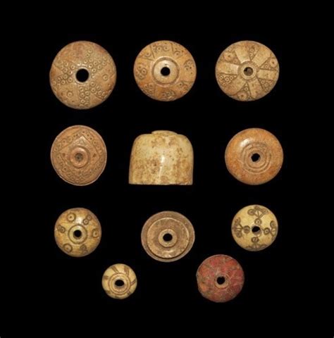 Byzantine Group Of Bone Spindle Whorls Lot 331