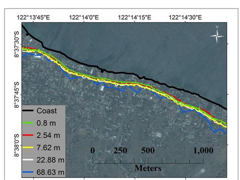 Comparison Of Modeled Tsunami Inundation Depth For Anuga