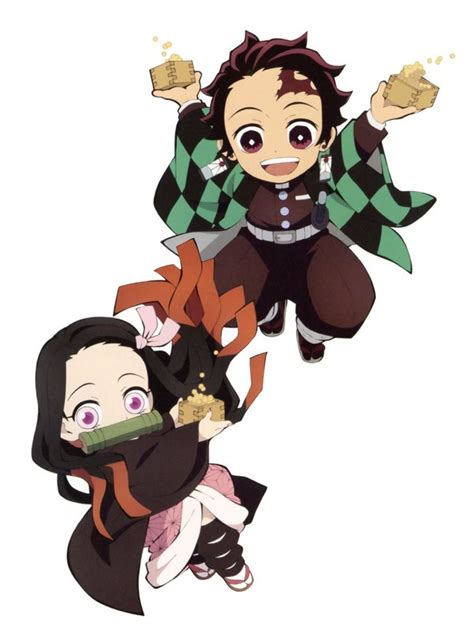 Nezuko And Tanjiro Chibi Anime Drawing Base