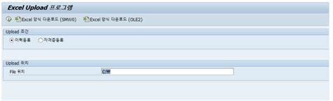 Abap 엑셀 업로드 및 다운로드 프로그램 Z2soos Blog