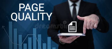 Text Showing Inspiration Page Quality Word Written On Effectiveness Of A Website In Terms Of