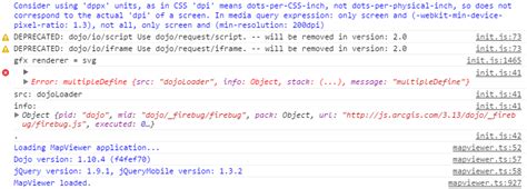 Dojo Loader Error Esri Community