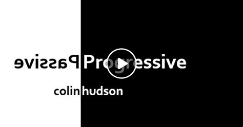 Passive Progressive By Colin Hudson Mixcloud