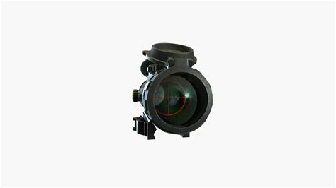3d Model Optical Scope Utg Vr Ar Low Poly Cgtrader