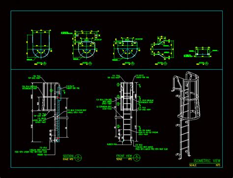 Ladder Block Cad At Arthur Kells Blog