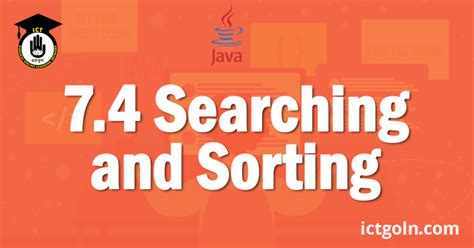 chapter 7 4 searching and sorting introduction to programming using