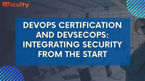 Ppt Devops Certification And Devsecops Integrating Security From The