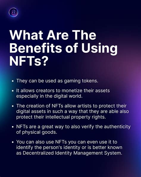 Benefits And Use Cases Of Nfts More Than Just S R Icptrader