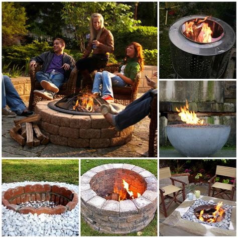 Diy Fire Pit Make A Fire Pit Ideas Do It Yourself Fire Pit And Its