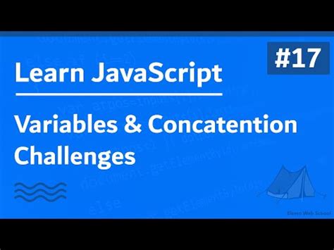 Learn JavaScript In Arabic 2021 017 Variable And Concatenation