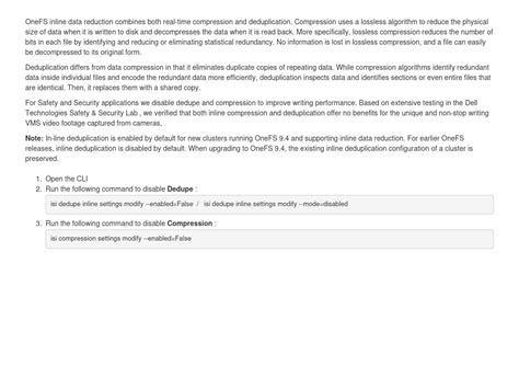 Dedupe And Compression Configuration Best Practices—dell Storage With Milestone Xprotect