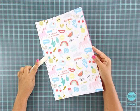 How To Make A Pocket Folder Damask Love