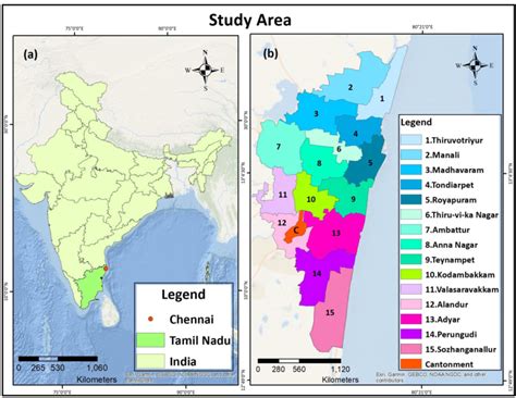 A Location Of The Study Area B Study Area Map With The G C C Zones Download Scientific