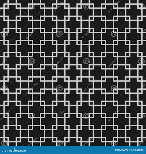 Abstract Seamless Pattern With Overlapping Squares Stock Vector Illustration Of Lattice