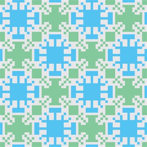 픽셀 아트 Pixel Art 없이 추상적인 패턴 빈티지 미학 레트로 스프라이트 디자인 프리미엄 벡터