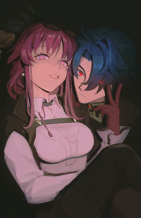 Kafka And Blade Honkai And More Drawn By Fridaynightcat Danbooru