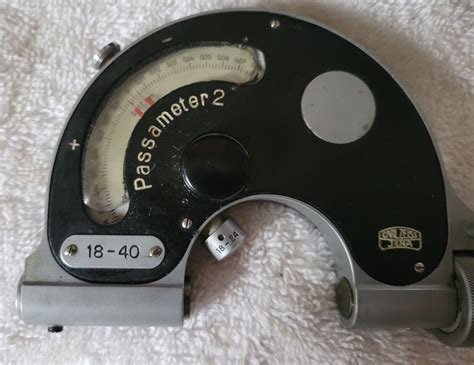 Vintage Carl Zeiss Jena Indicating Micrometer Passameter 18 40 W Original Box Ebay