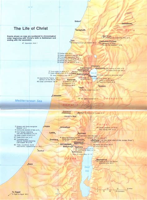 Free Bible Maps Bible Maps Online Bible Maps And Charts