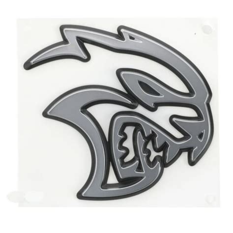 21 23 Durango Srt Hellcat Front Fender Emblem Badge Pass Rh Mopar Gray