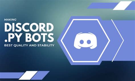 Make You A Custom Discord Bot By Wizardwarrioryt Fiverr