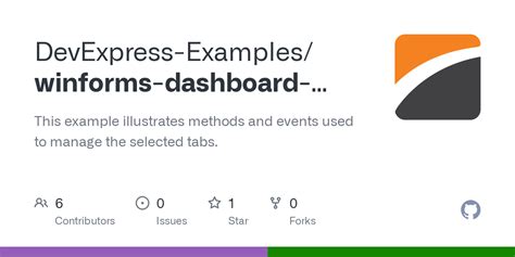GitHub DevExpress Examples Winforms Dashboard Viewer Tab Navigation Buttons Tab Animation