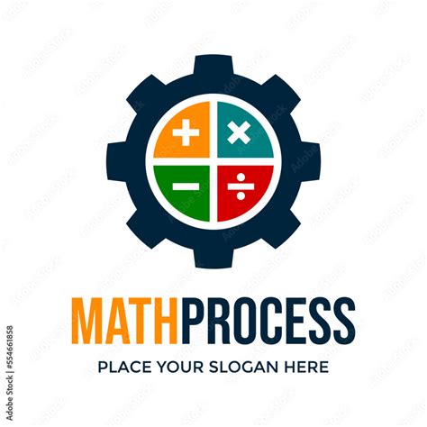 Math Process Or Industrial Math Vector Logo Template This Design Can