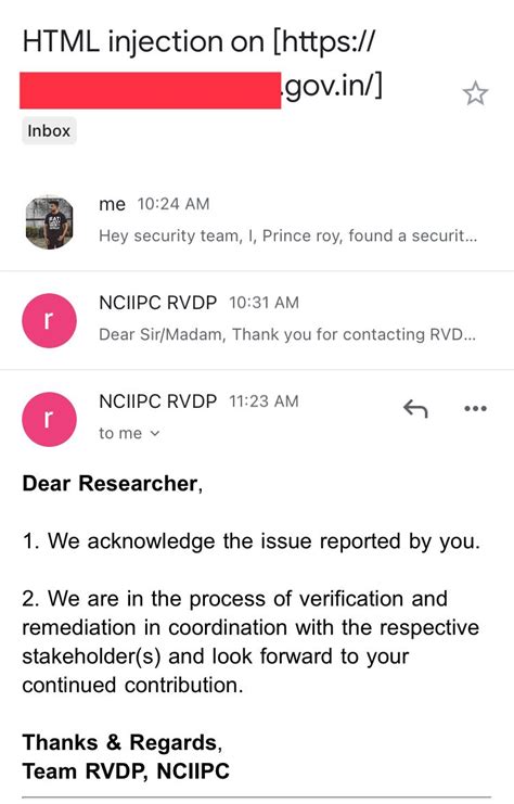 Prince Roy On Linkedin Bugbounty Bugbountytips Hunting Vulnerability Vdp Mod Hacker…