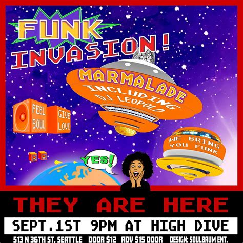 Marmalade Seattles Legendary Funk Ensemble Tickets At High Dive In