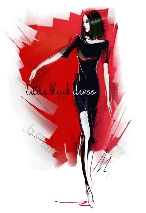 时髦的衣服的女人图片 包图网企业站