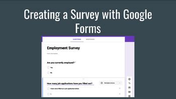Creating A Survey With Google Forms And Using The Data To Create An Infographic