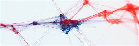 Dynamic Network Of Interconnected Lines Illustrating Collaboration And