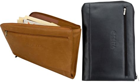 Legal Size Leather Document Case Leather Padfolios