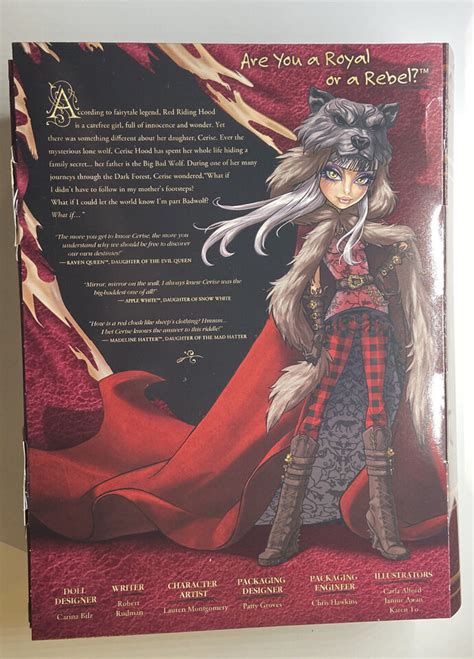 Ever After High Cerise Wolf Doll Sdcc 2014 Exclusive Cerise Hood Mattel