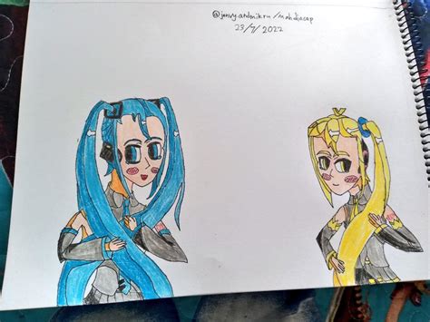 Hatsune Miku And Akita Neru By Mahdiacap On Deviantart