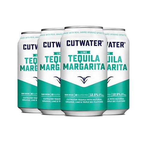 Cutwater Lime Margarita 4 Pack Cocktail