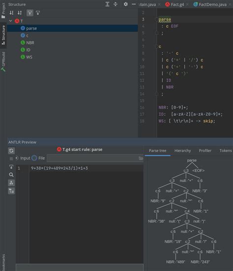Regex Antlr4 Problems With Negativ Sign And Operator Stack Overflow