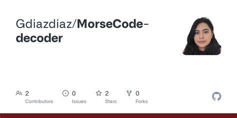 Github Gdiazdiaz Morsecode Decoder